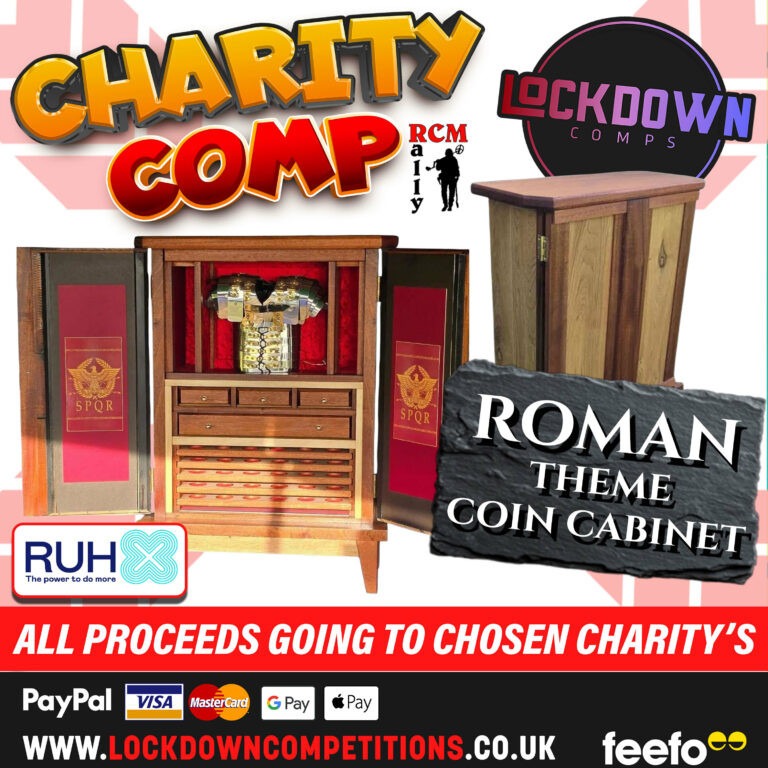 Roman Themed Coin Display cabinet Charity competition - Lockdown ...